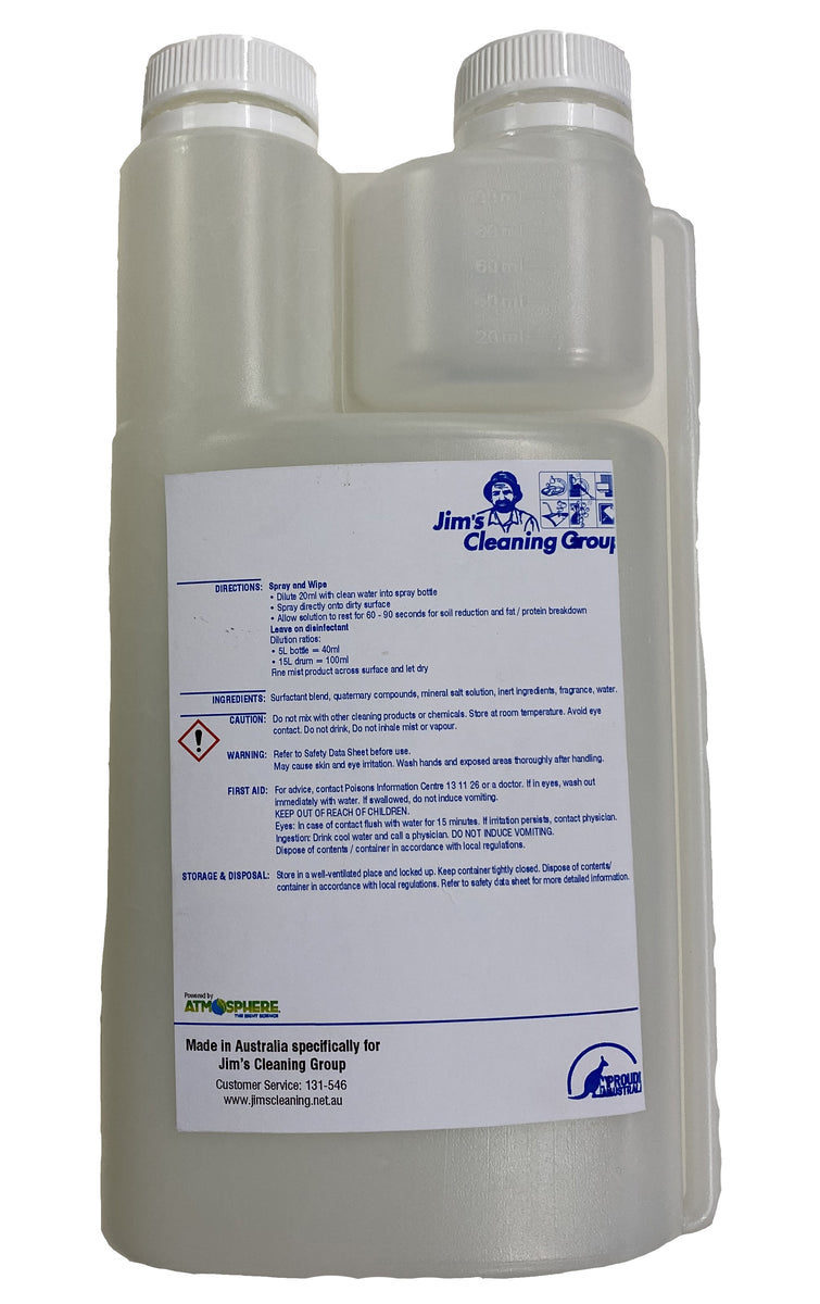 Jim's Disinfectant 1 Litre (Super Concentrate) – The Cleaners Choice